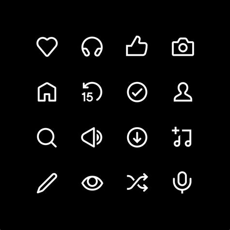 Spotify Ui Icons On Behance