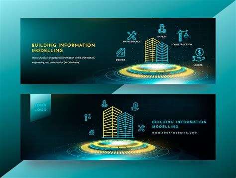 그라데이션 빔 가로 배너 무료 벡터