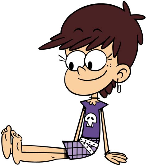 luna loud barefooting fanart png vectors part 3 by blmt2004 on deviantart
