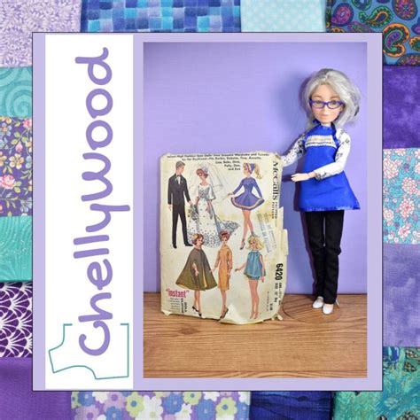 Vintage Barbie Doll Clothes Patterns With Underpants Pattern — Try