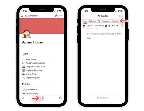 Updates Notifications Notion Help Center