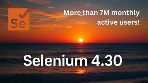 Selenium 430 Released Selenium