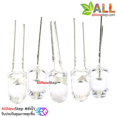 Led 5mm สีแดง จำนวน 5 ดวง แบบใส Arduinoall ขาย Arduino ซื้อ Arduino อุปกรณ์ Arduino Sensor ส่งฟรี