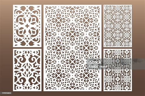 레이저 컷 캐비닛 프렛 워크 아랍어 스타일의 패널을 천공 장식 패널 템플릿 은 외부 절단 을 위해 설정 속도 23 금속 종이