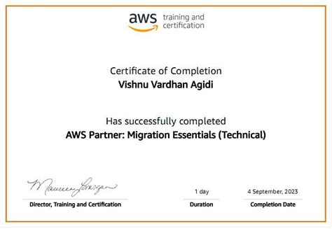 Agidi Vishnu Vardhan On Linkedin Aws Partner Migration Essentials