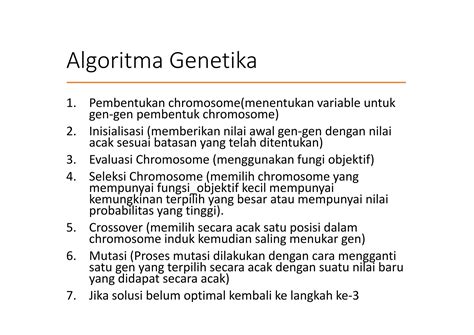 Algoritma Genetika Pdf