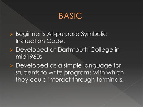 programming languages pptx programming languages computing