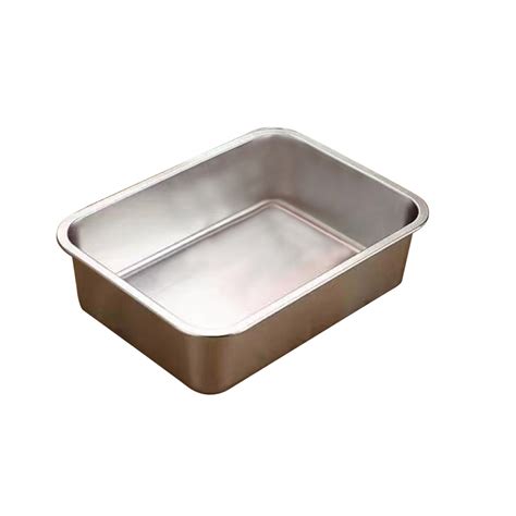 Tumdkd Stainless Steel Cat Litter Box With High Sidesindoor Litter