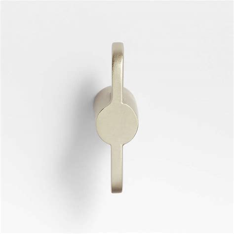 Flat Bar Brushed Nickel Cabinet Knob Reviews Crate And Barrel