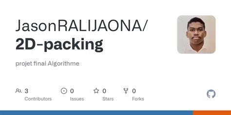 Github Jasonralijaona2d Packing Projet Final Algorithme