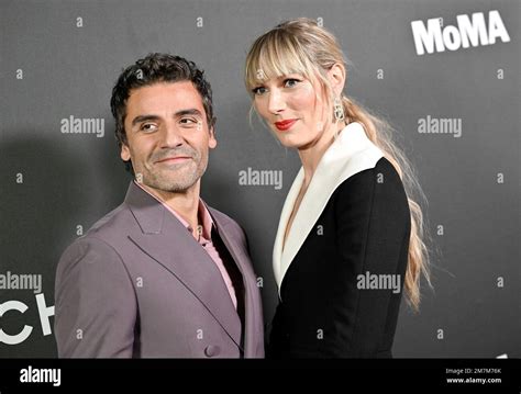 Oscar Isaac Left And Wife Elvira Lind Attend The Moma Film Benefit Honoring Guillermo Del Toro
