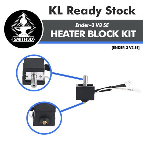 Creality Ender 3 V3 Se Heater Block Kit Heater Block Replacement For Ender 3 V3 Se Fdm Printer