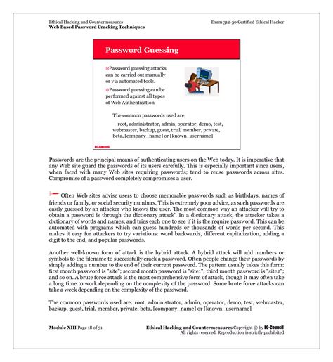 Module 13 Web Based Password Cracking Techniques Pdf