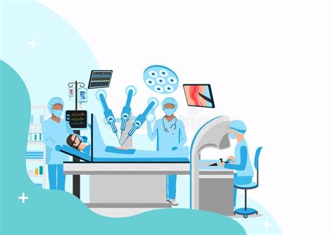 Equipo Médico Para Operaciones Quirúrgicas Ilustración del Vector - Ilustración de cartel ...