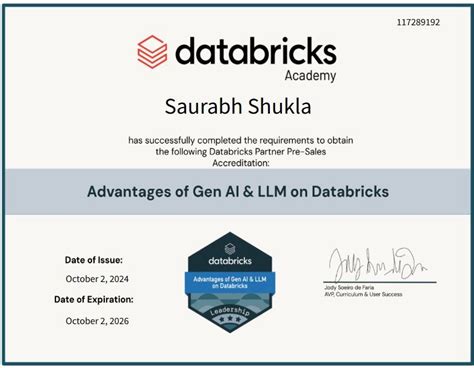 saurabh shukla on linkedin genai databricks