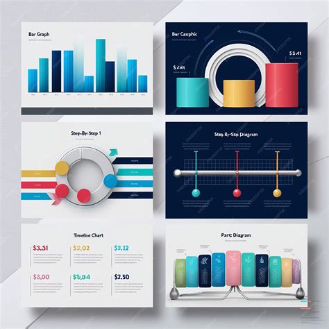 Graphs And Charts Statistic And Data Iinfographic Business Concept With