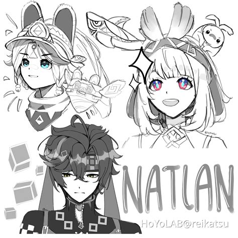 I Drew The New Natlan Characters Genshin Impact Hoyolab