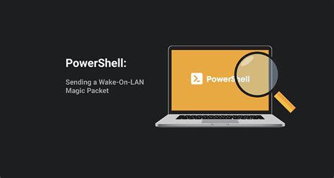Wake On Lan Script For Multiple PC S By Big Green Man Programming Development