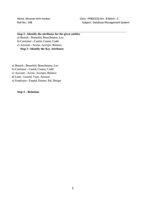 SOLUTION Database Management System Practicals With Solution Fy Computer Sience Studypool