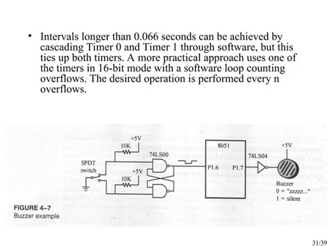 8051 microcontroller timer summary presentation ppt