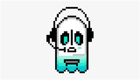 File Swapswap Napstablook Png Pixel Art Napstablook Transparent PNG 320x401 Free