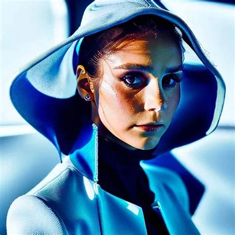 Nina Dobrev Is A Futuristic Civil Servant Dressed In Openart