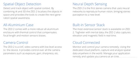 双目立体视觉（1） Zed2双目相机介绍 Csdn博客
