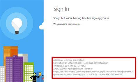 Single Sign On To Azure Ad With Php Using Simplesamlphp