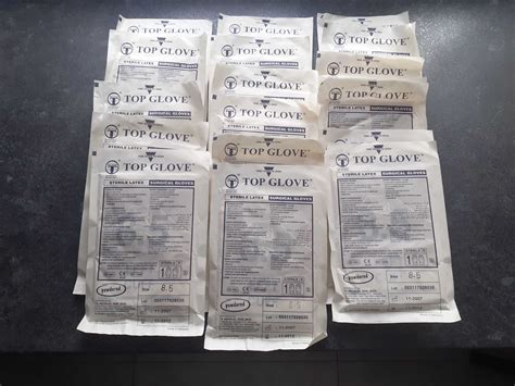 Rękawice chirurgiczne lateksowe Top Glove 8,5 szt 21 Piotrków ...