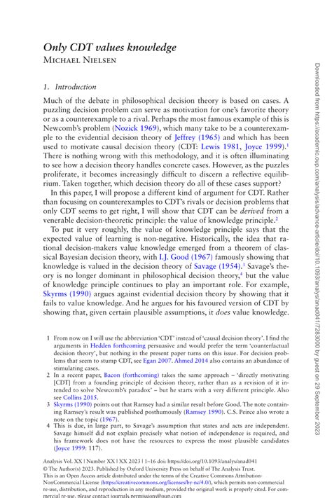 Pdf Only Cdt Values Knowledge