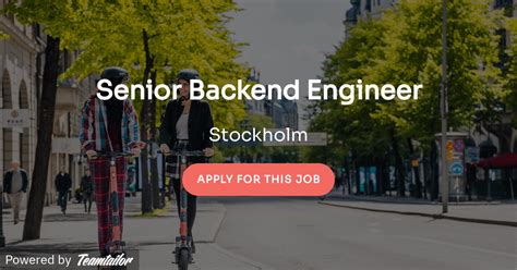 senior backend engineer voi technology
