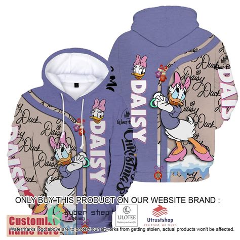 Daisy Duck Disney Custom Name 3d Hoodie Alienscustom