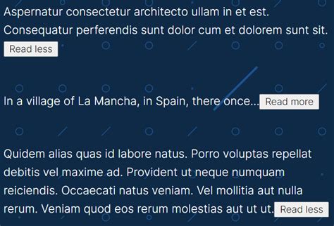 Collapse Long Text Block With Read Moreless Buttons Css Script
