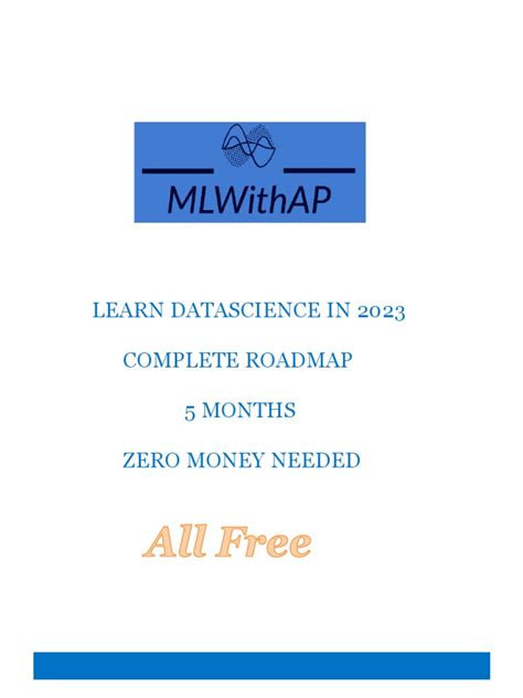 Ml Roadmap Pdf Machine Learning Python Programming Language