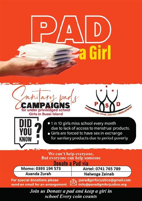 Pad A Girl Campaign Paradigm For Social Justice And Development