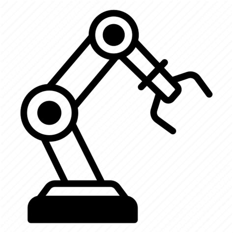 Robotic Arm Automation Industry Technology Robotics Machinery Icon Download On Iconfinder