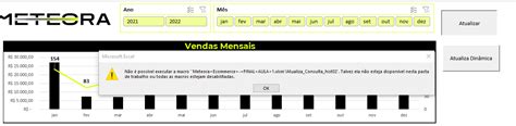 não é possível executar a macro excel automatizando tarefas com