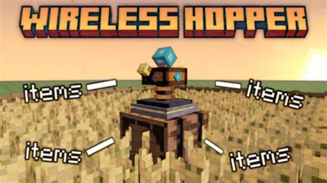 Wireless Hopper Addon V1 For Minecraft