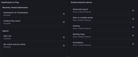 Dashboard List Grafana Cloud Documentation