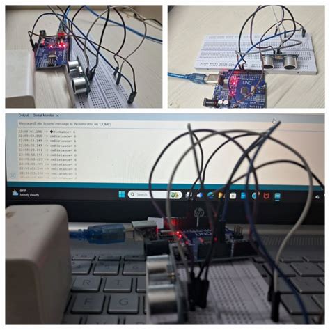 Ultrosonic Sensor Measuring Distance By Sound Waves Prathiksha