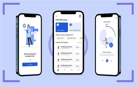 Fitnessphysical Therapy App Design Uiux Behance