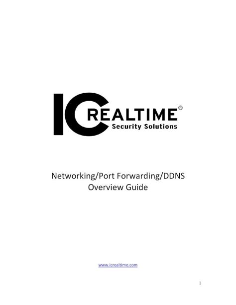 Pdf Networking Port Forwarding And Ddns Guide Dokumentips