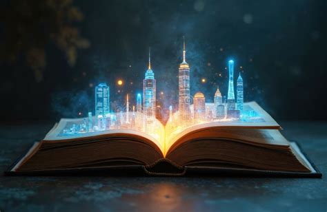 Open Book Projecting Digital Cityscape Knowledge Tech Intersection