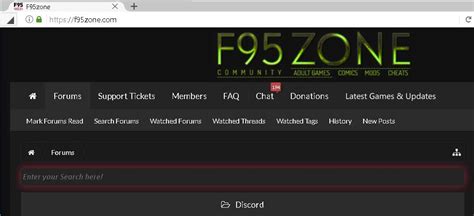 New Feature Latest Games Updates Page F95zone Adult Games Comics Mods Cheats