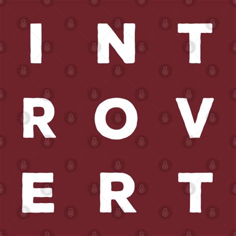 Introvert Logo Slogan Introvert T Shirt Teepublic