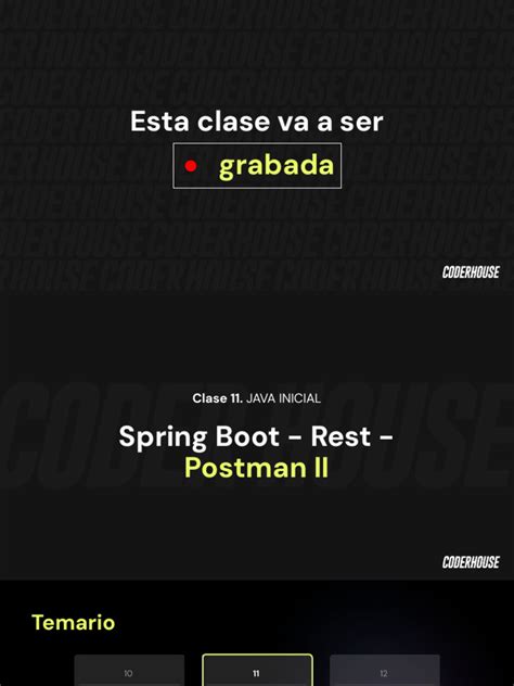 clase 11 spring boot rest postman ii pdf transferencia de