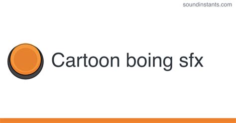 Meme Sound Cartoon Boing Sfx Sound Instants