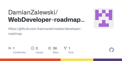 GitHub DamianZalewski WebDeveloper Roadmap Https Github Kamranahmedse Developer