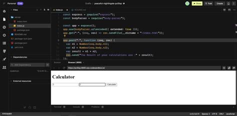 Surya Krishna Babu On Linkedin Devtown Project Calculator Nodejs Javascript