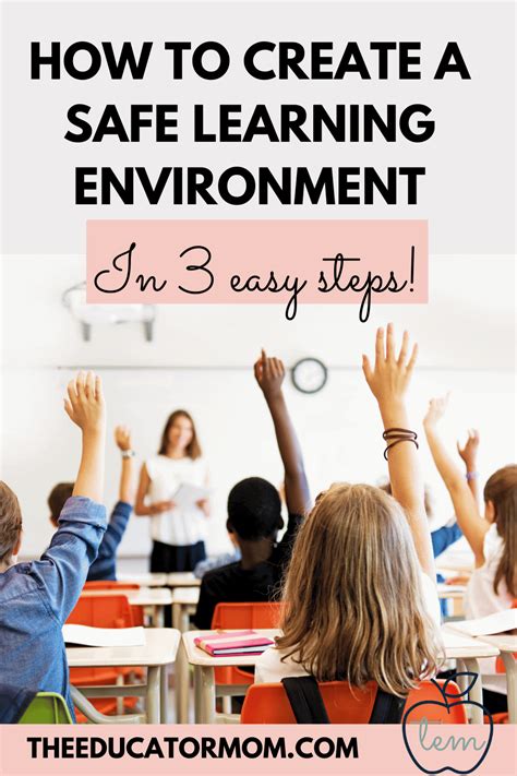 How to Create a Safe Learning Environment - The Educator Mom